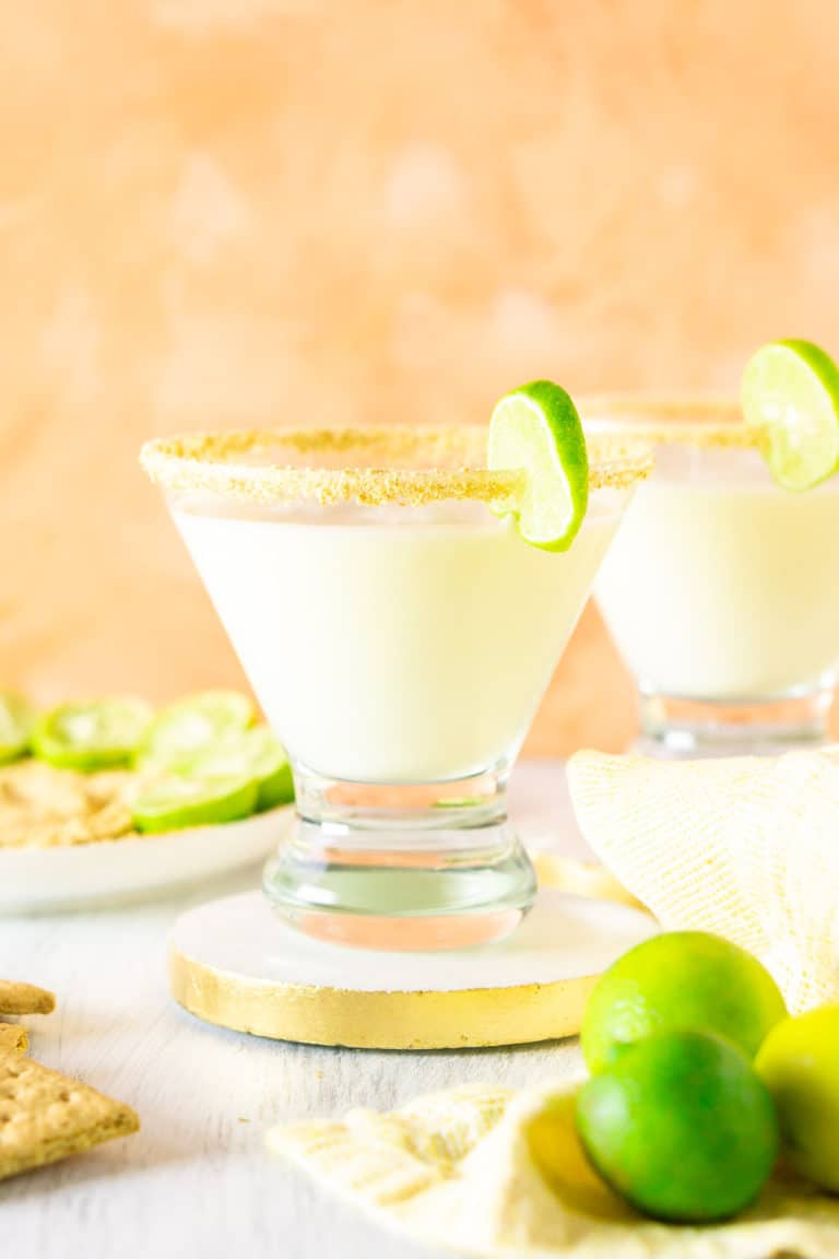 Sparkling Key Lime Pie Martini - Burrata and Bubbles