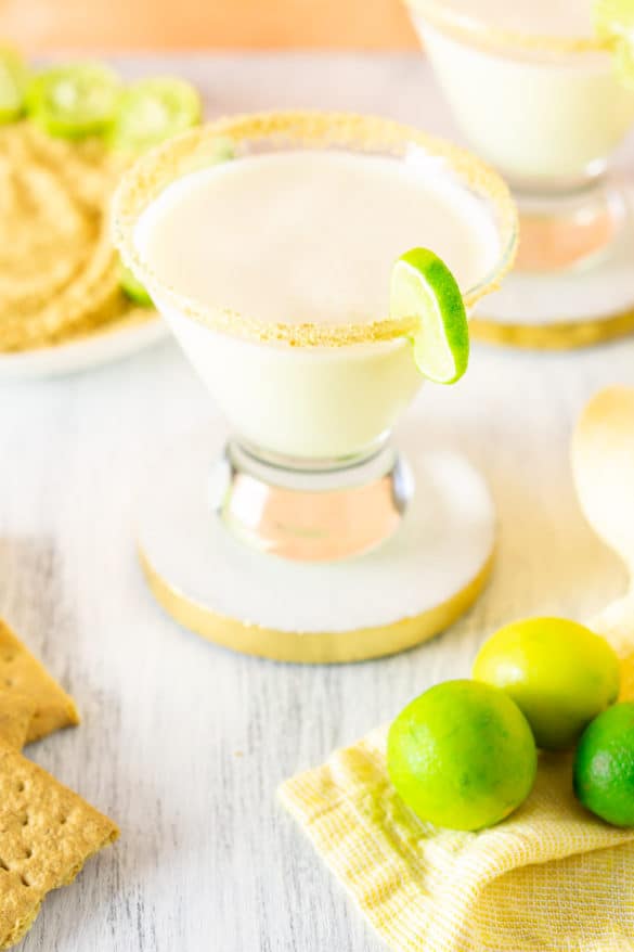 Sparkling Key Lime Pie Martini - Burrata and Bubbles