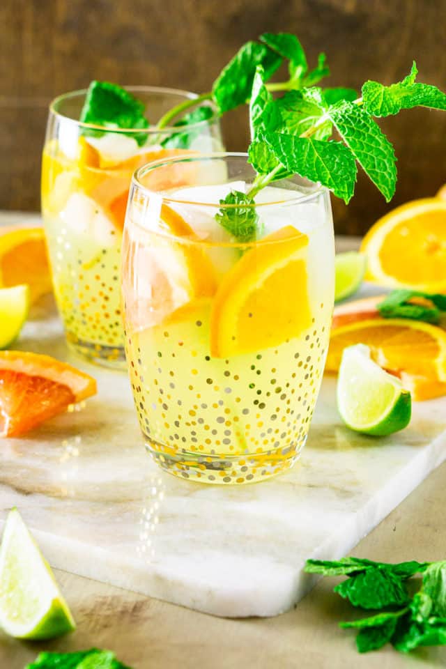 Triple Citrus Tequila Smash - Burrata and Bubbles