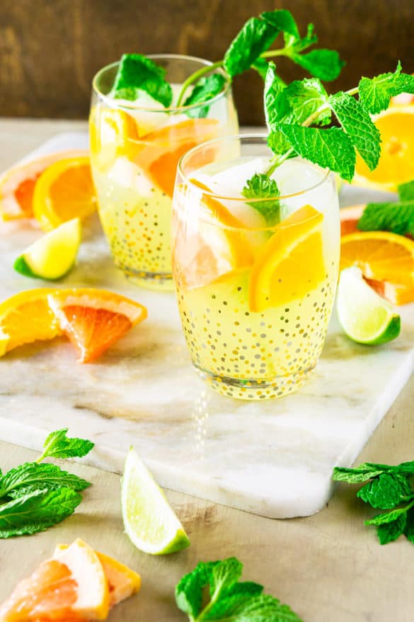 Triple Citrus Tequila Smash - Burrata and Bubbles