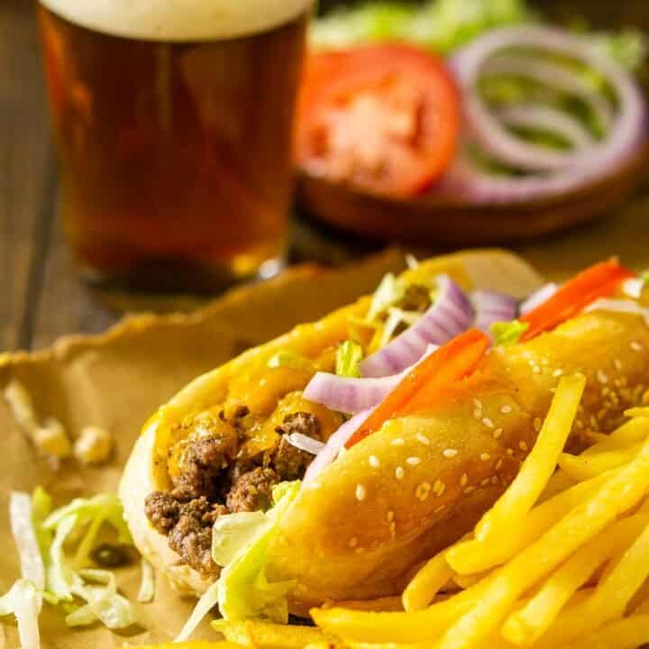 Cheeseburger Sub With Special Sauce - Burrata and Bubbles