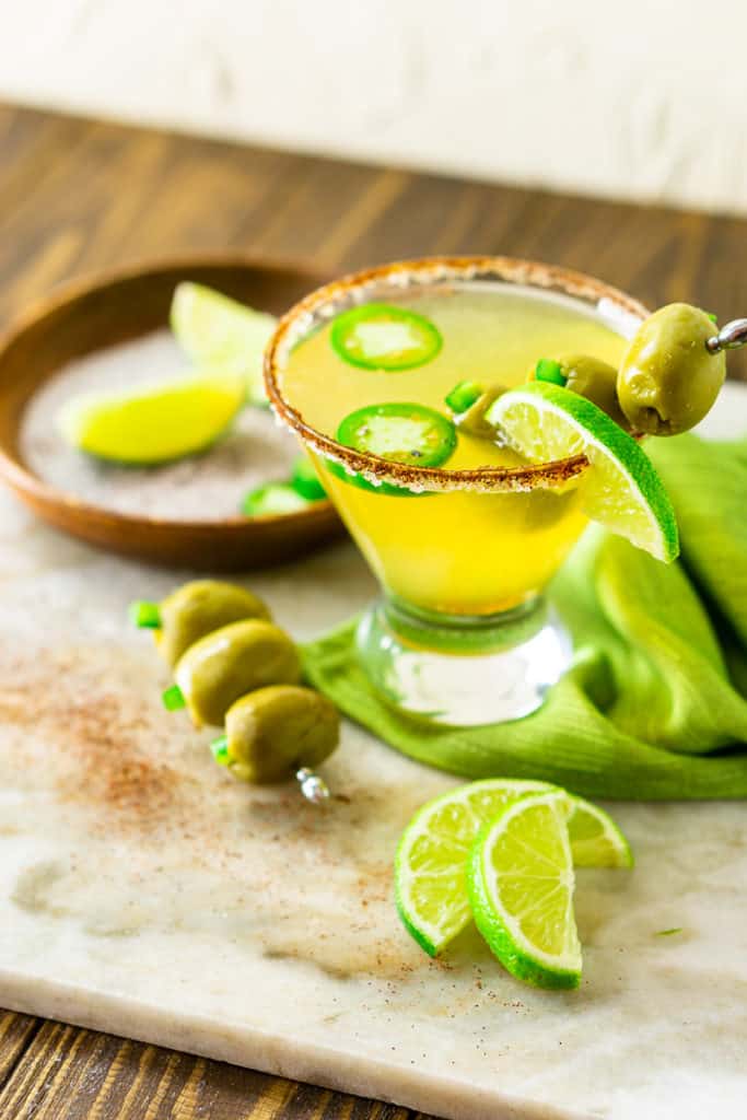 Spicy Mexican Martini - Burrata and Bubbles