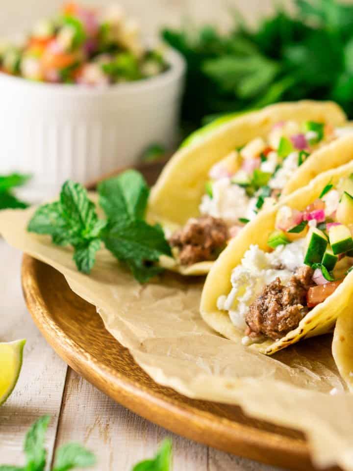 Crispy Chorizo Tacos - Burrata and Bubbles