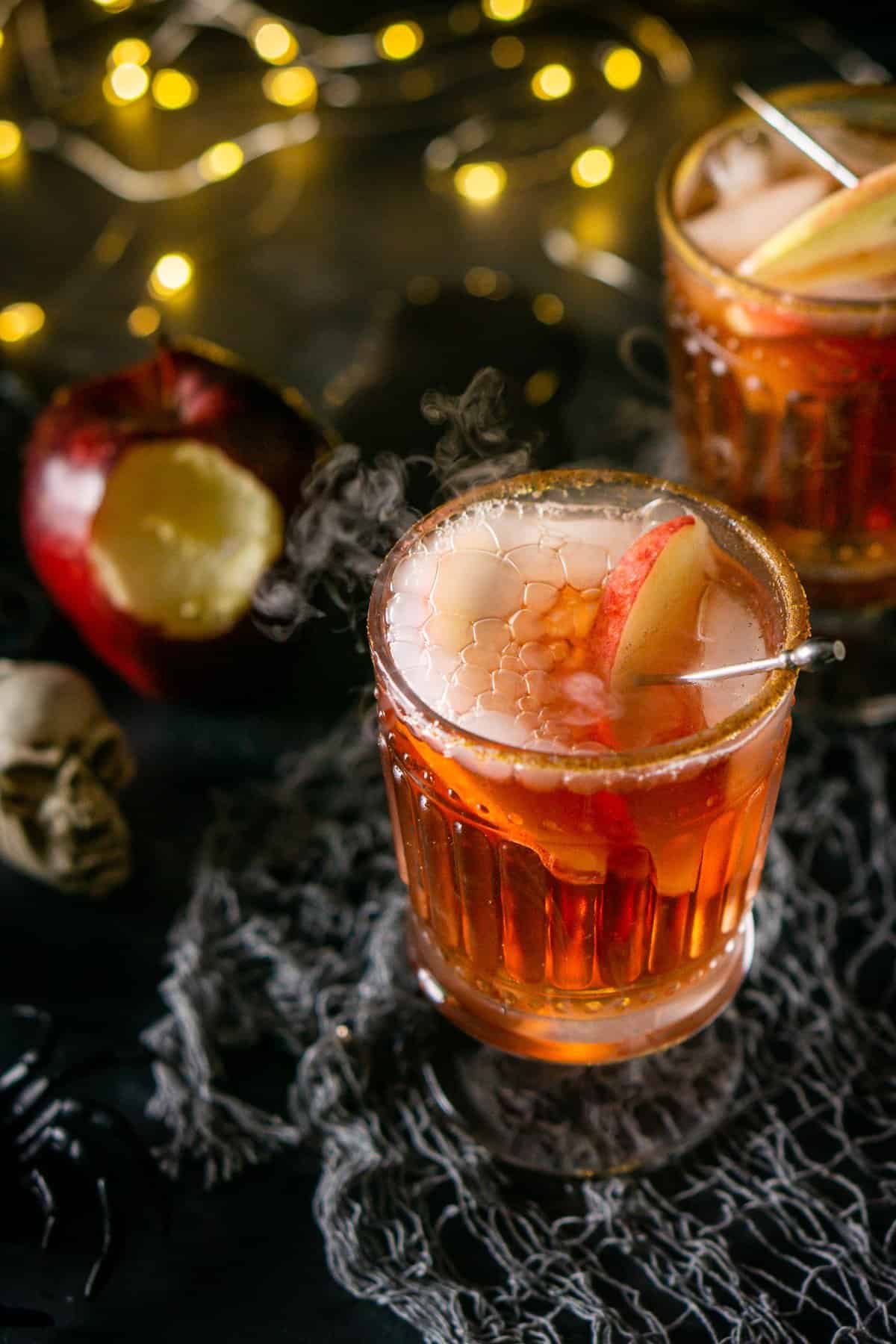 Poisoned Orchard Cocktail - Burrata and Bubbles