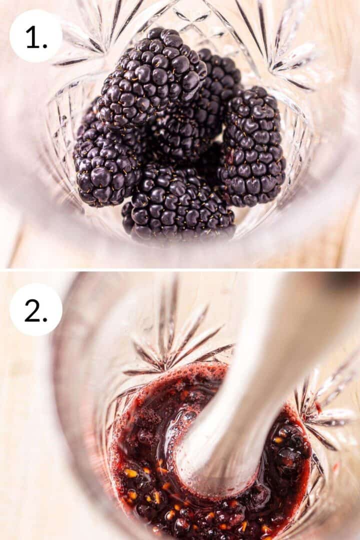 Fresh Blackberry Margarita - Burrata and Bubbles