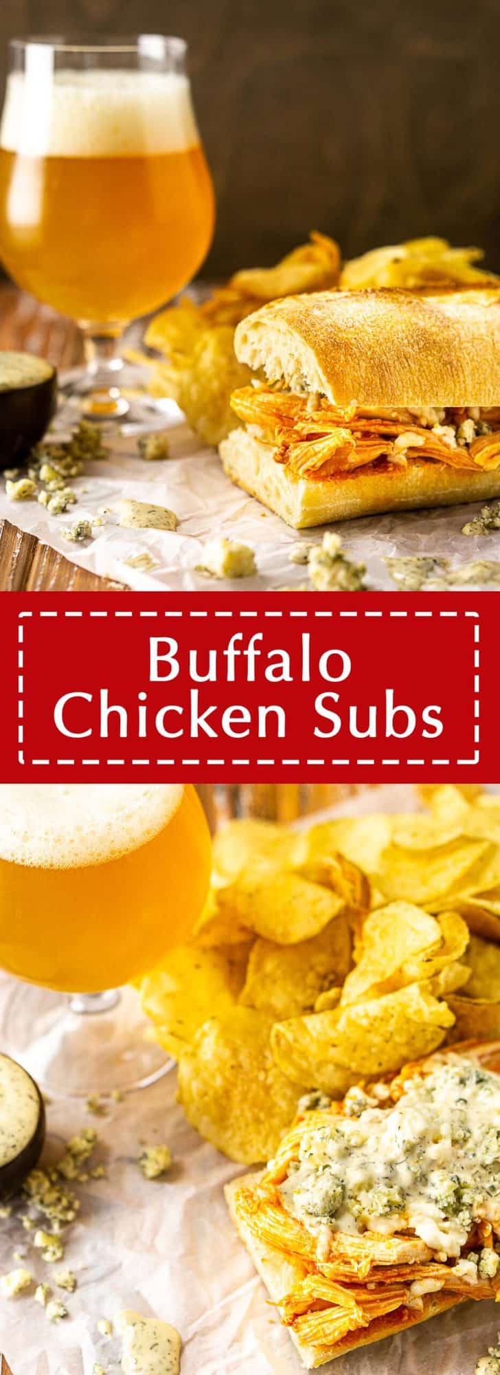 Buffalo Chicken Sub - Burrata and Bubbles