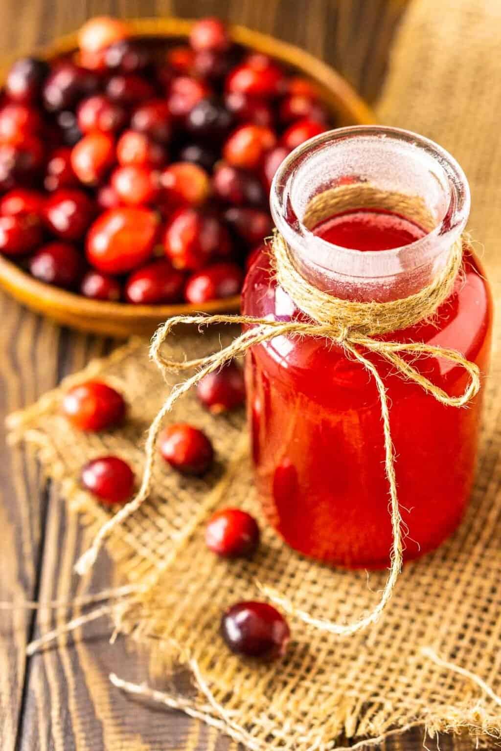 Spiced Cranberry Simple Syrup - Burrata and Bubbles