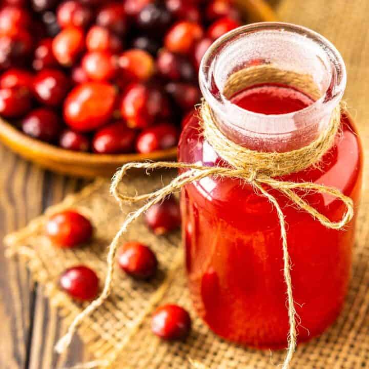 Spiced Cranberry Simple Syrup - Burrata and Bubbles