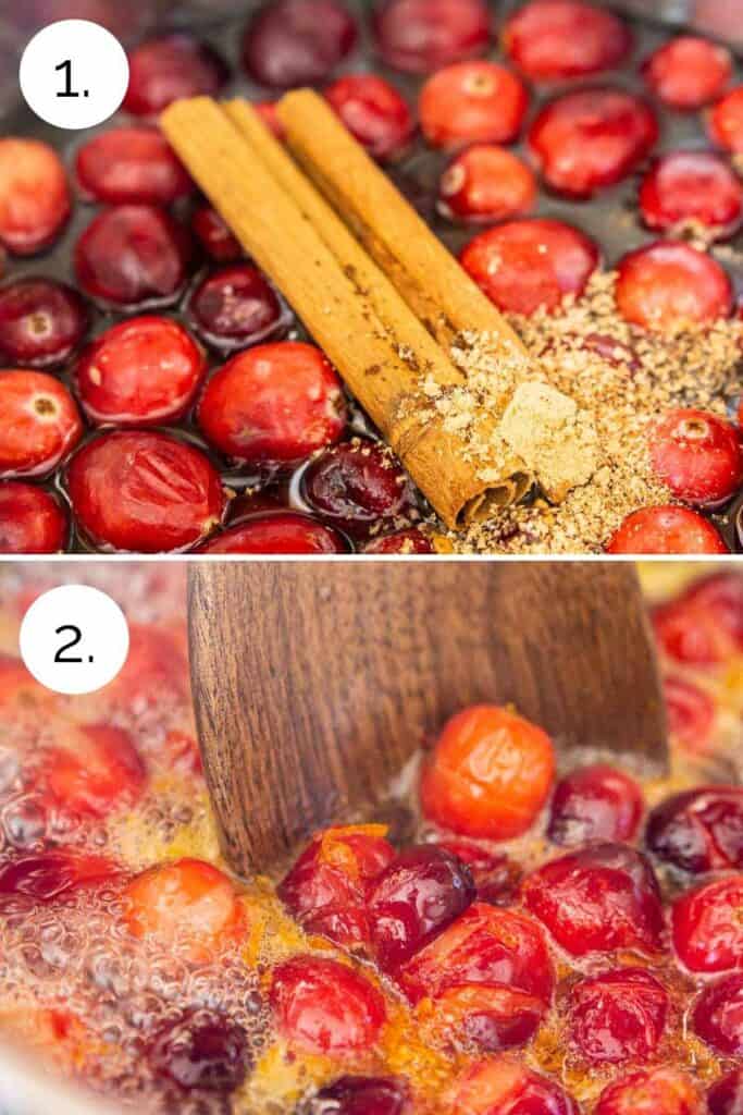 Spiced Cranberry Simple Syrup - Burrata and Bubbles