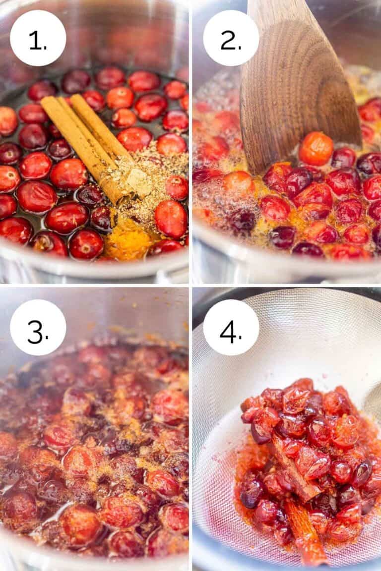 Cranberry French 75 - Burrata and Bubbles