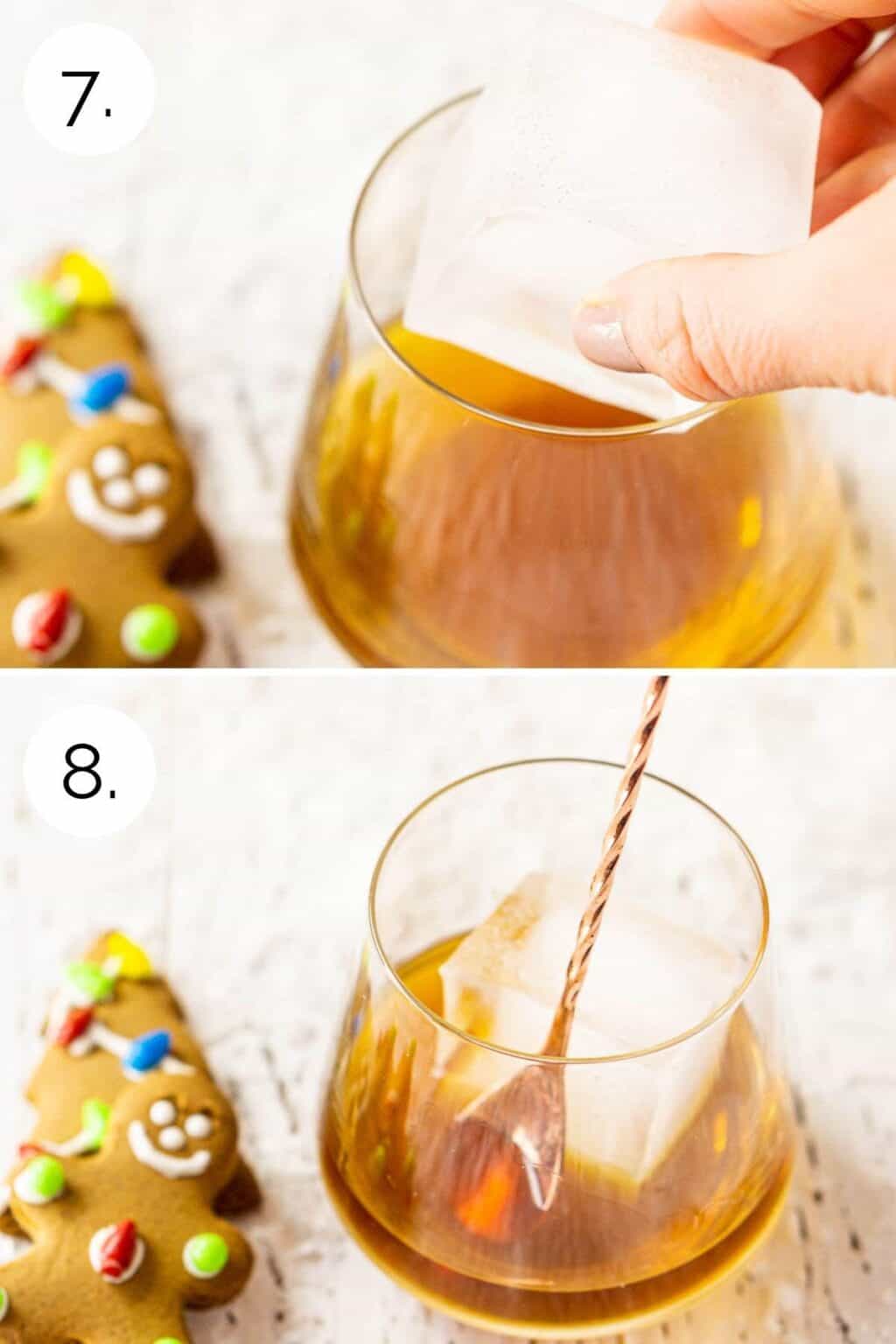 Gingerbread Old Fashioned - Burrata and Bubbles