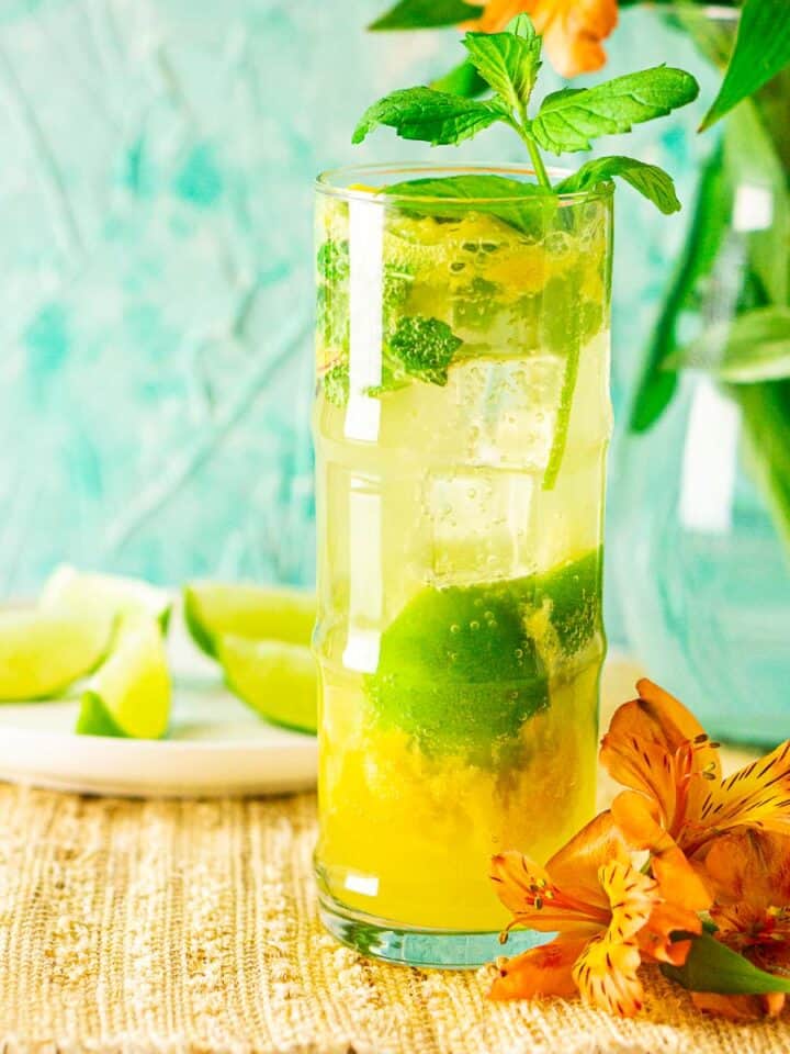 Refreshing Passion Fruit Mojito - Burrata and Bubbles