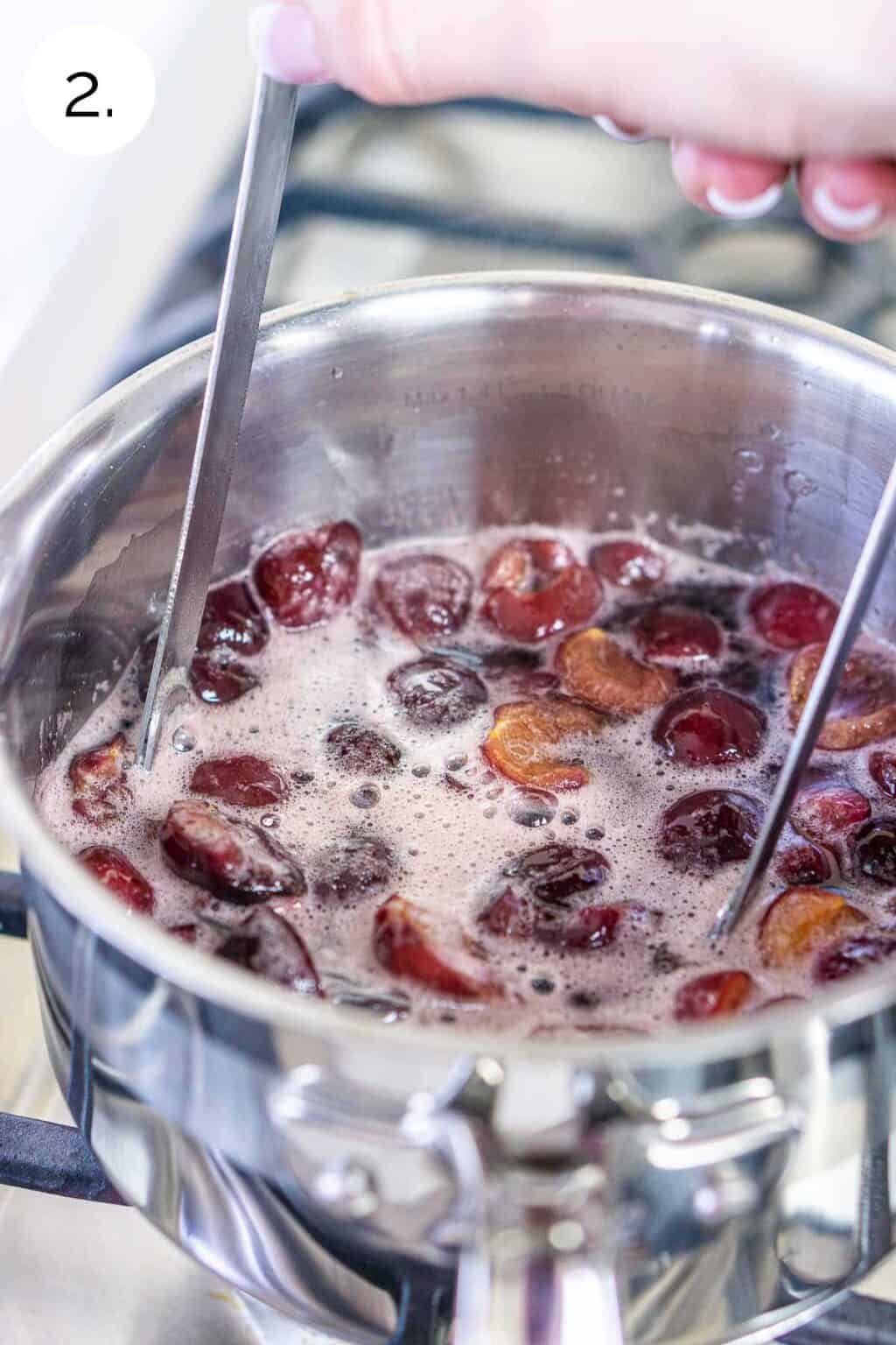 Fresh Cherry Simple Syrup - Burrata and Bubbles