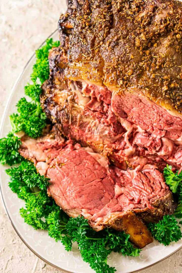 Smoked Prime Rib (Standing Rib Roast) - Burrata and Bubbles