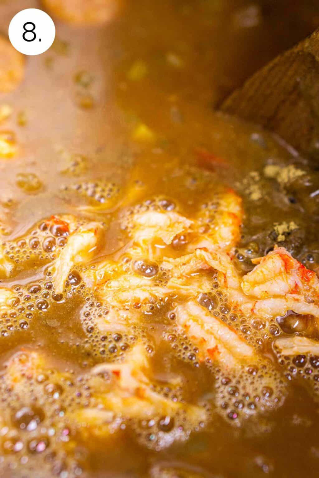Crawfish Gumbo With Andouille Sausage - Burrata and Bubbles