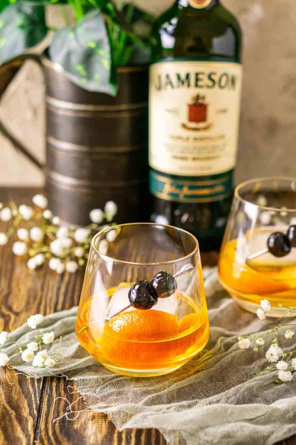 Irish Old Fashioned With Jameson - Burrata and Bubbles