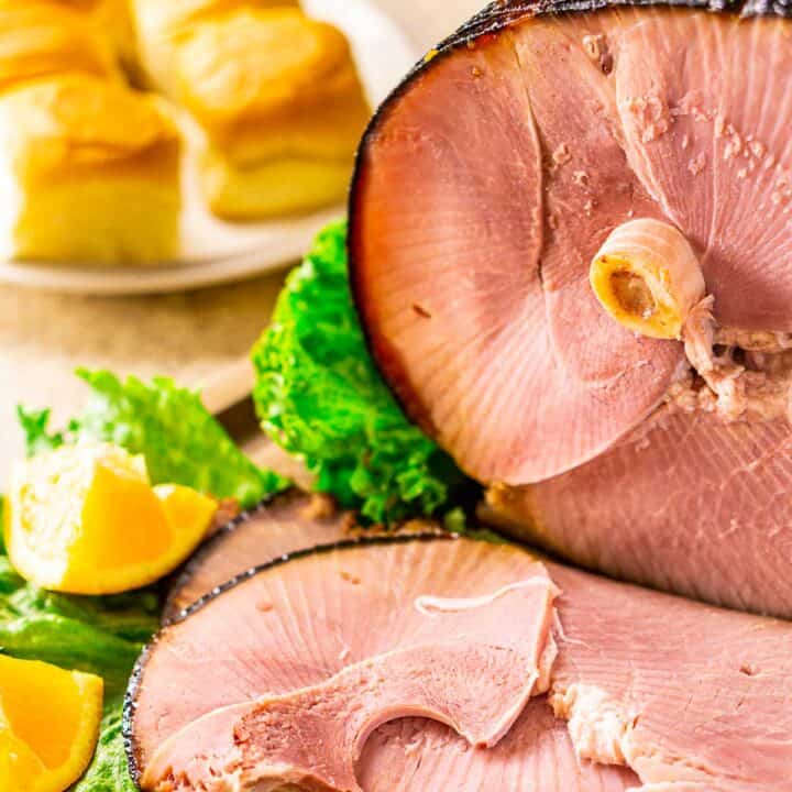 Double-Smoked Ham With Spiced Orange Glaze - Burrata and Bubbles