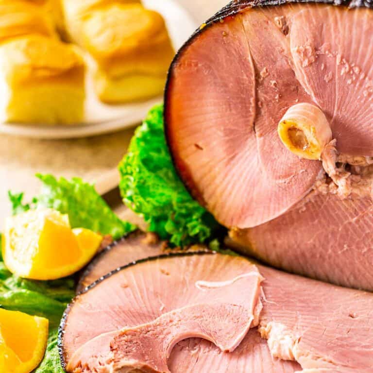 Double-Smoked Ham With Spiced Orange Glaze - Burrata and Bubbles