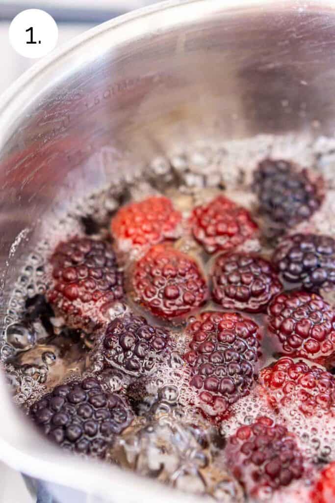 Fresh Blackberry Simple Syrup - Burrata and Bubbles