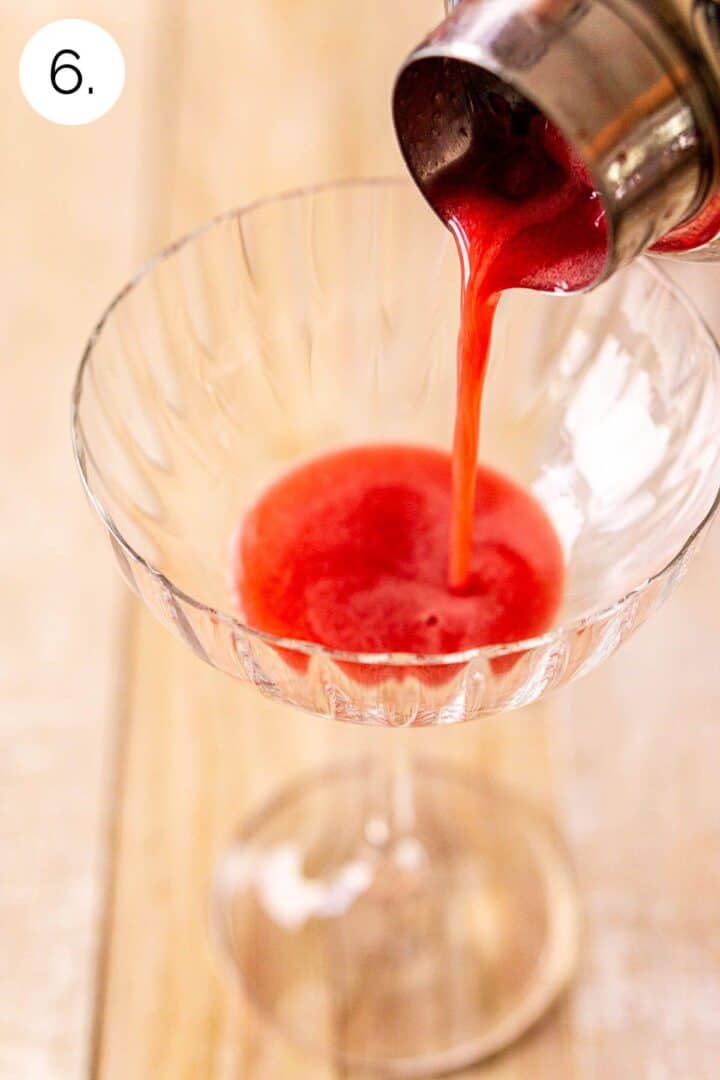 Fresh Raspberry Martini - Burrata and Bubbles
