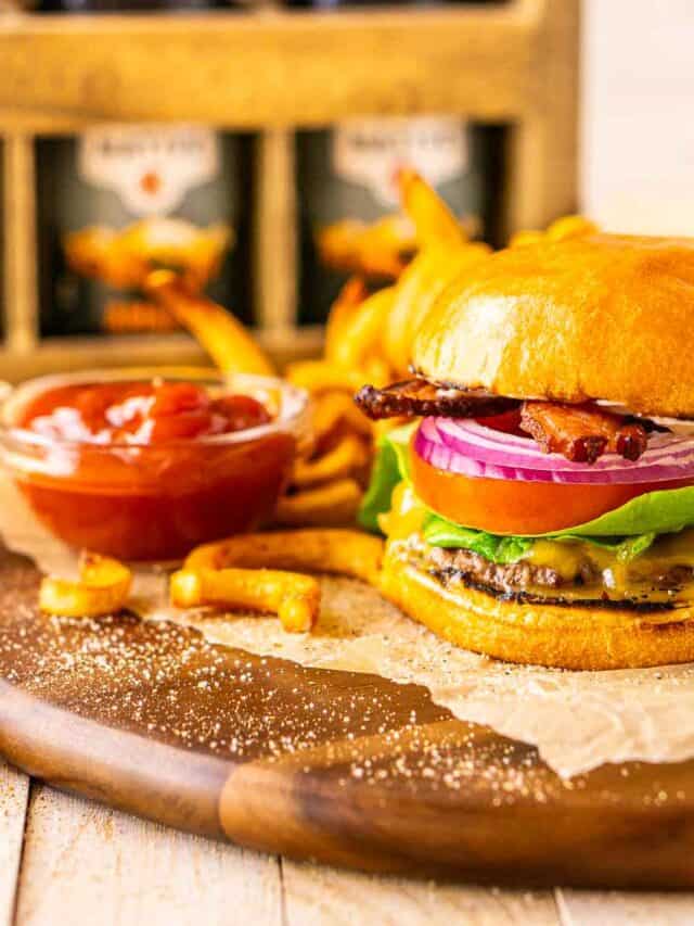 Easy Smoked Burgers - Burrata and Bubbles