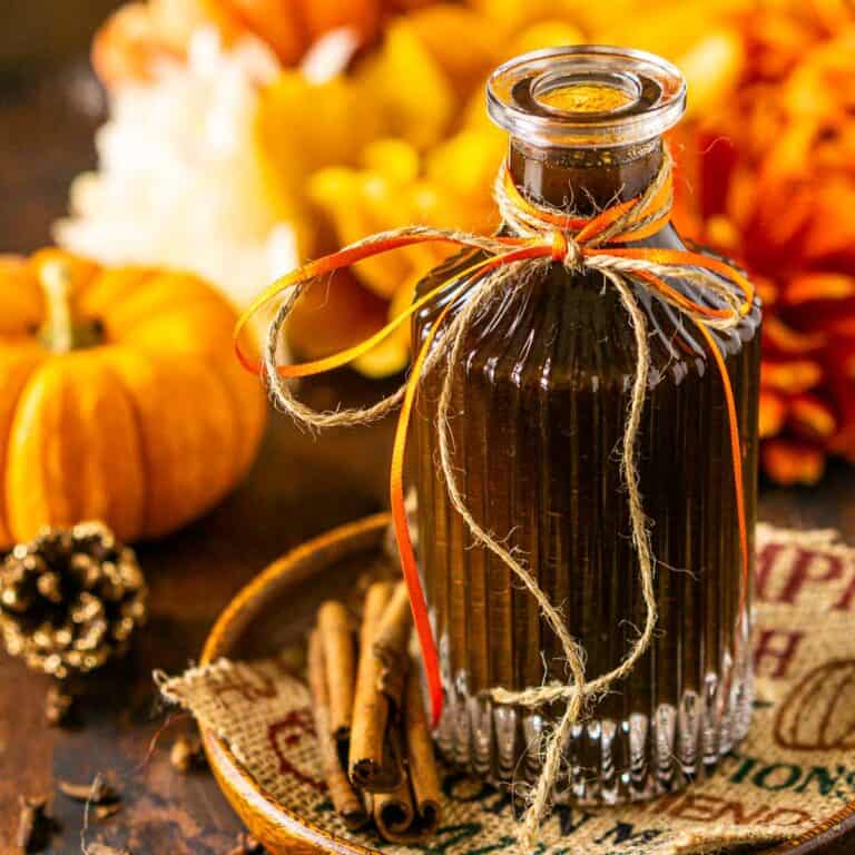 Homemade Pumpkin Spice Simple Syrup - Burrata and Bubbles