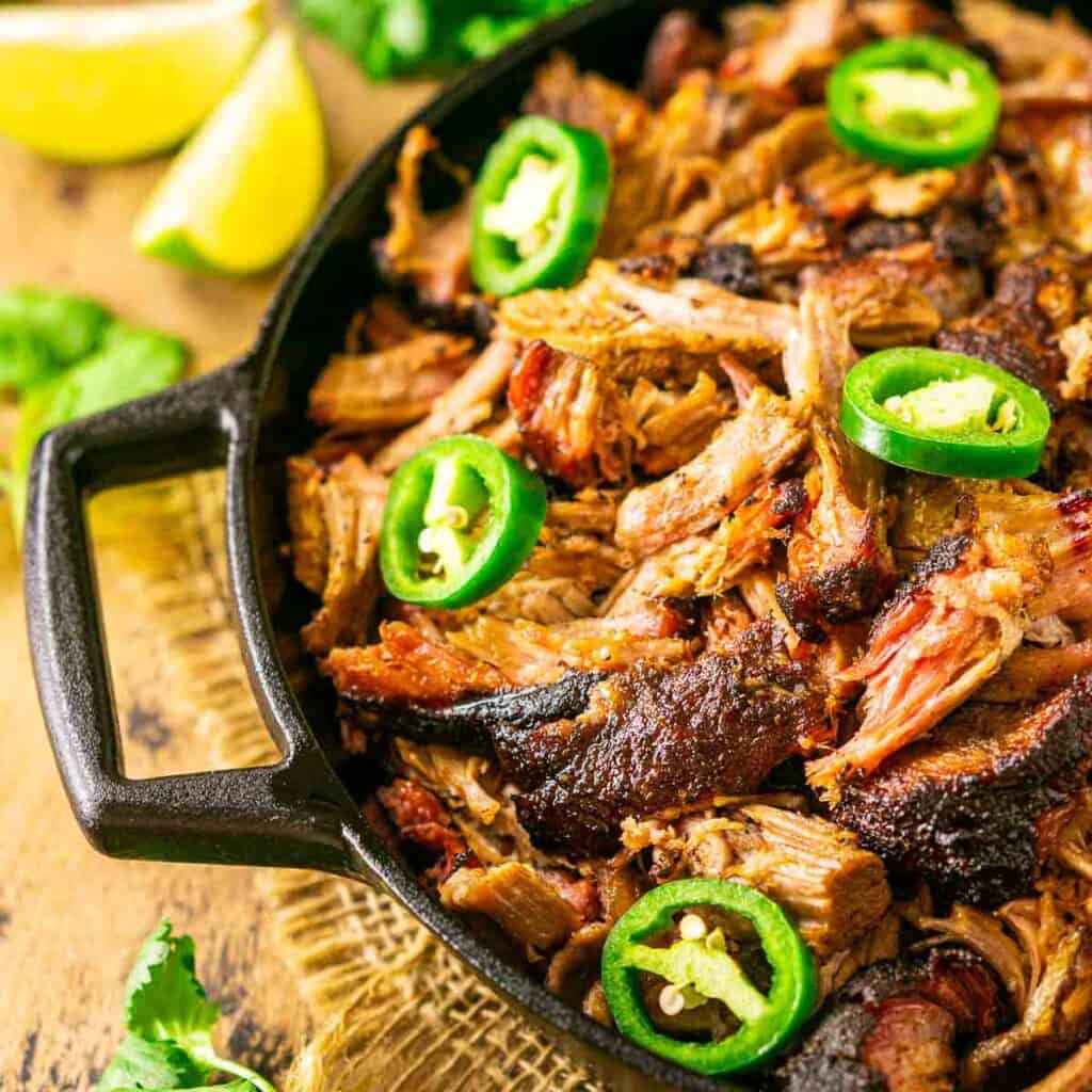 Smoked Carnitas (Mexican Pulled Pork) - Burrata and Bubbles