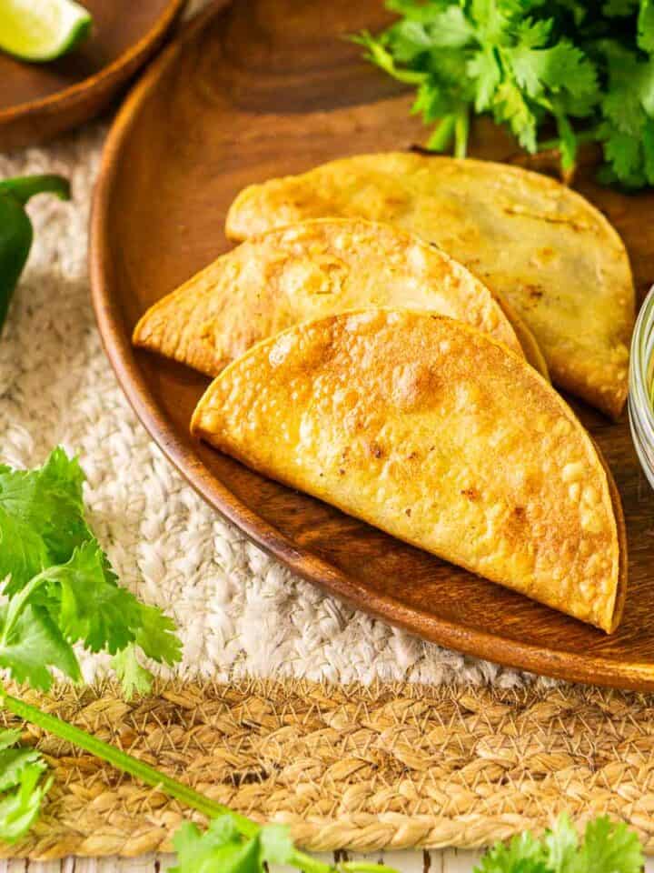 Crispy Chorizo Tacos - Burrata and Bubbles