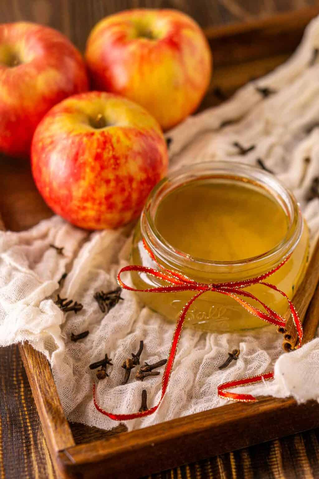 Spiced Apple Simple Syrup - Burrata and Bubbles